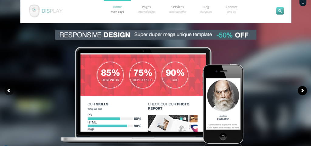 Display Theme for WordPress - Responsive Design - UPLARN